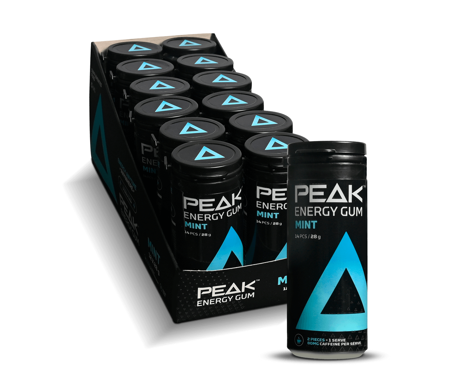 Peak Energy Gum | Mint | Original | Peak Energy Gum