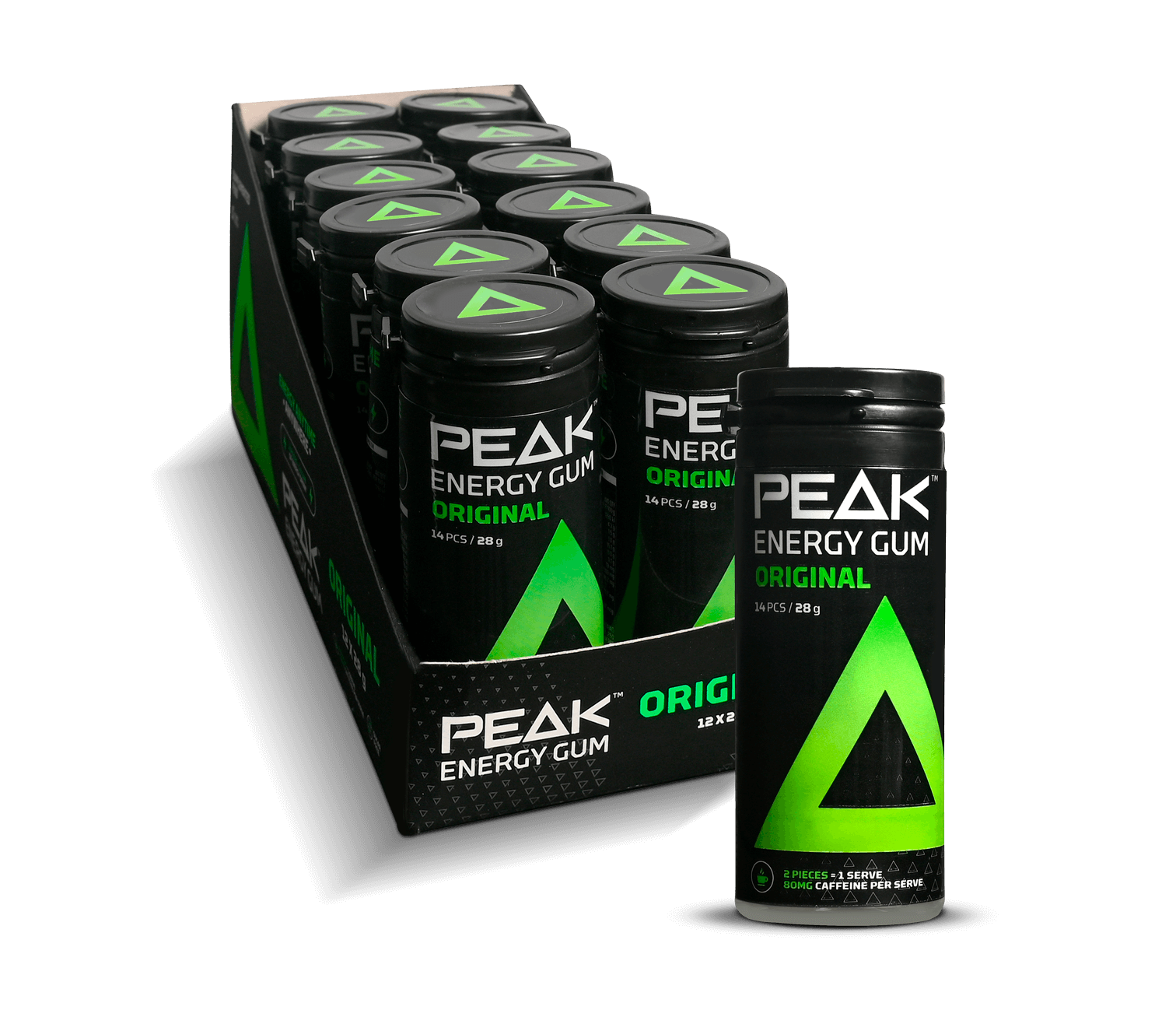 Peak Energy Gum | Mint | Original | Peak Energy Gum